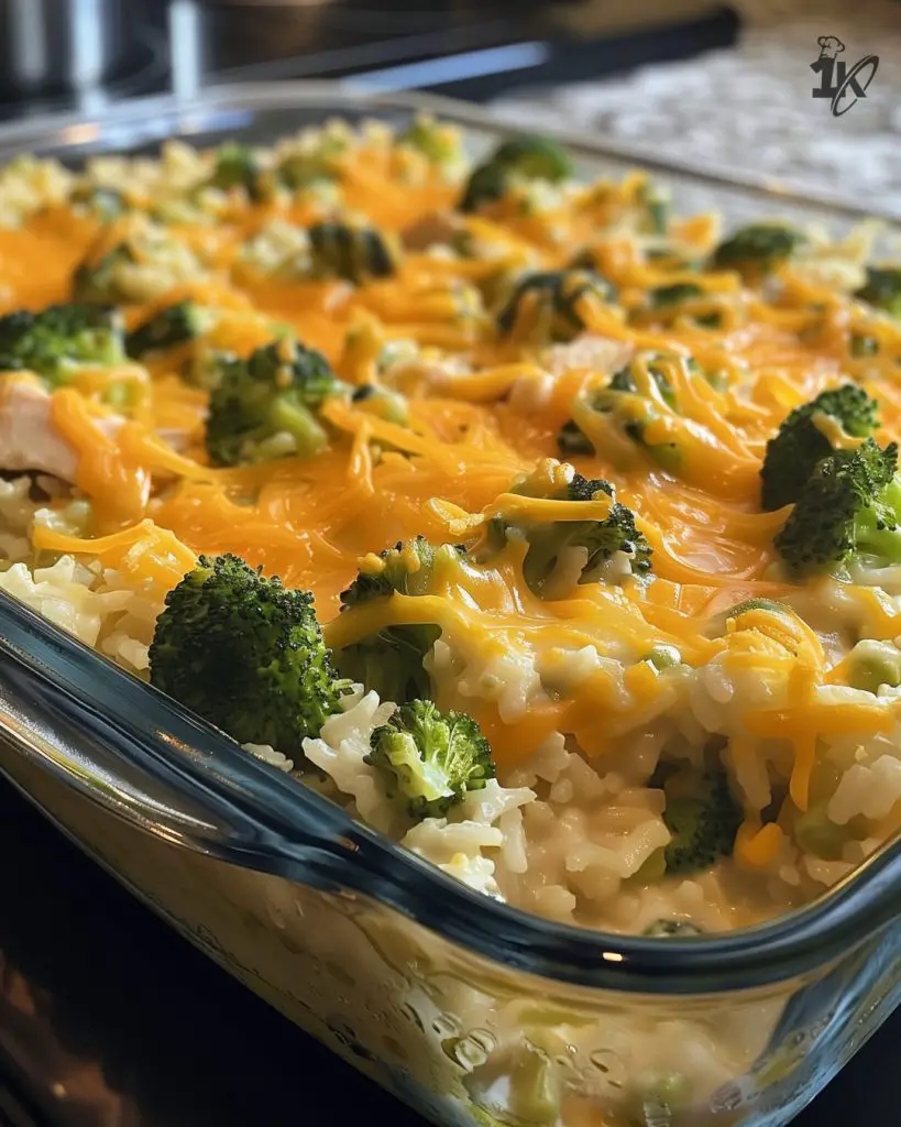 Broccoli Rice Cheese and Chicken Casserole – 1k Recipes!