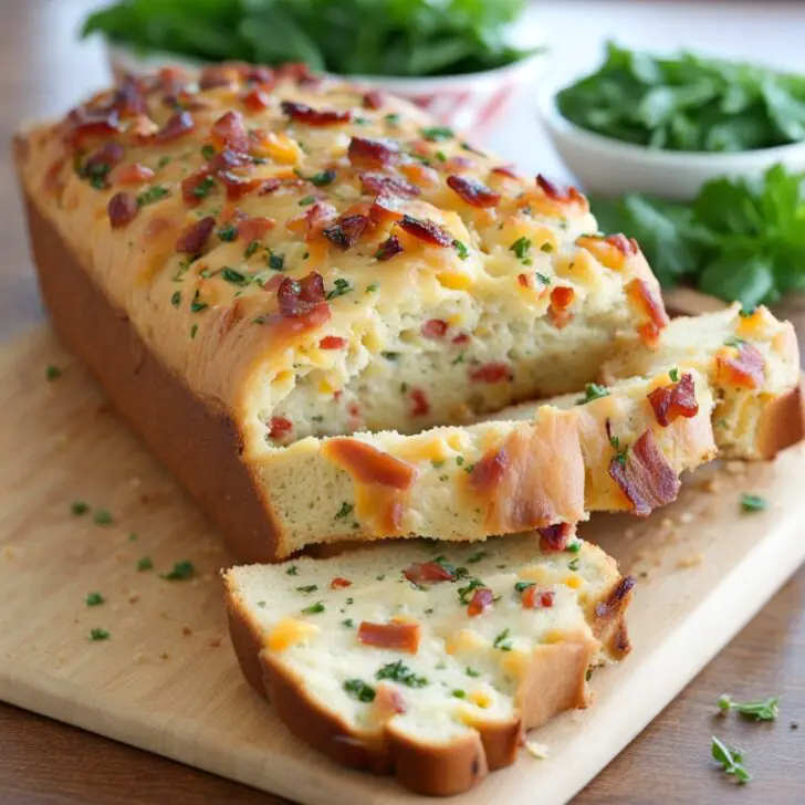 The Ultimate Loaded Bacon Cheddar Bread: A Flavour Extravaganza! – 1k ...