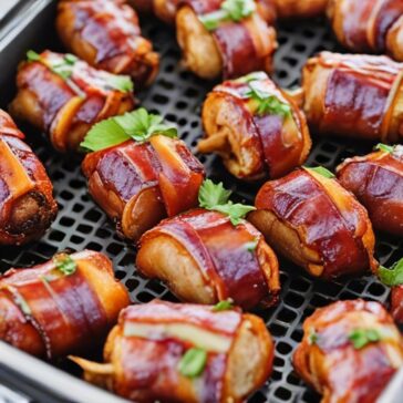 Bacon Wrapped Smokies in the Air Fryer – 1k Recipes!