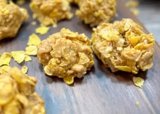 Easy No Bake Peanut Butter Corn Flake Cookie – 1k Recipes!