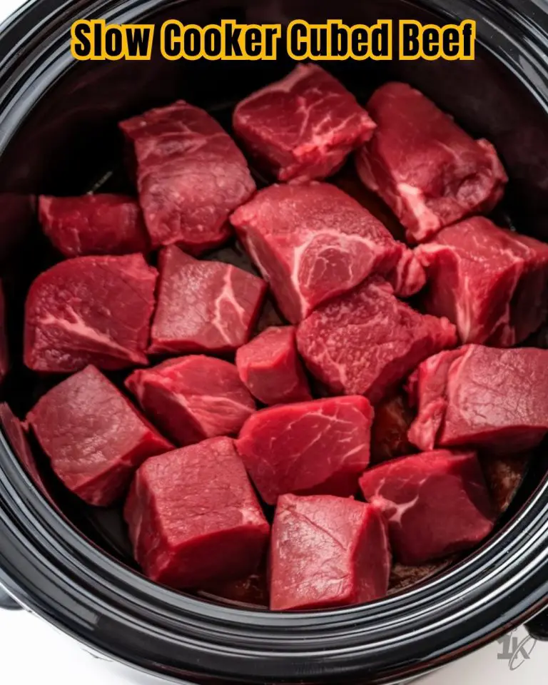 Slow Cooker Cubed Beef – 1k Recipes!